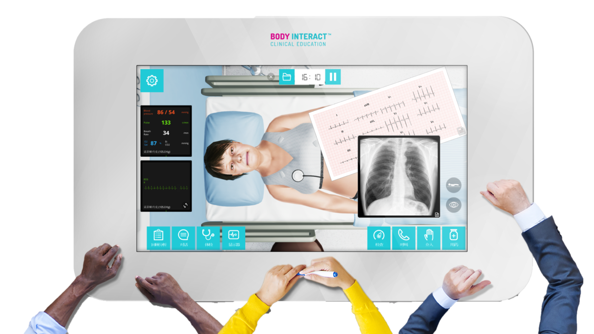 Simulateur de raisonnement clinique - Body Interact | Twin Medical