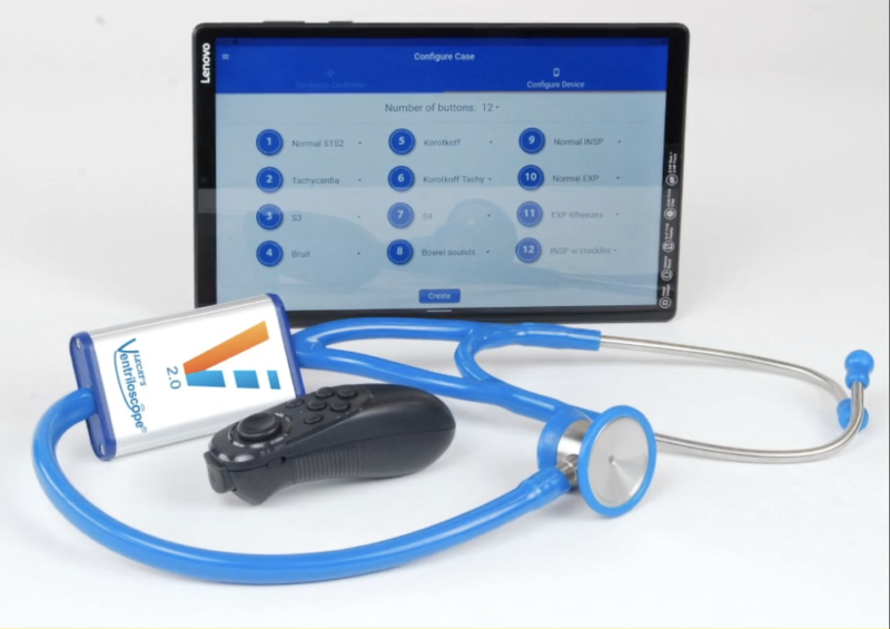 Simulateur d’auscultation - Ventriloscope 2.0 | Twin Medical
